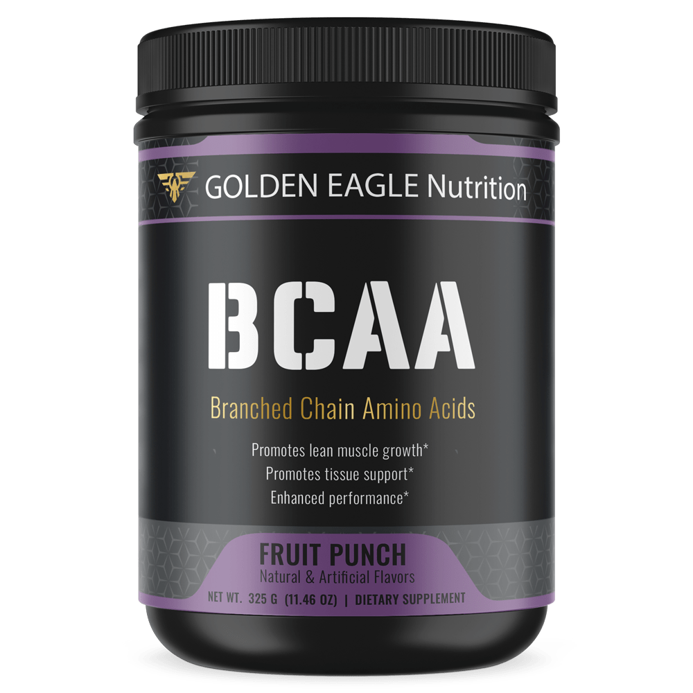 BCAA Fruit Punch 325g 50 servings - GOLDEN EAGLE Nutrition